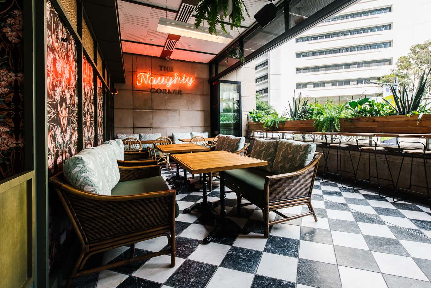 Book Naughty Corner at Verandah Bar. A Sydney Venue for Hire – HeadBox