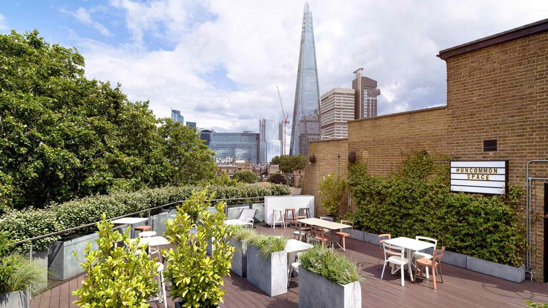 Book Roof Terrace at Uncommon Borough. A London Venue for Hire – HeadBox