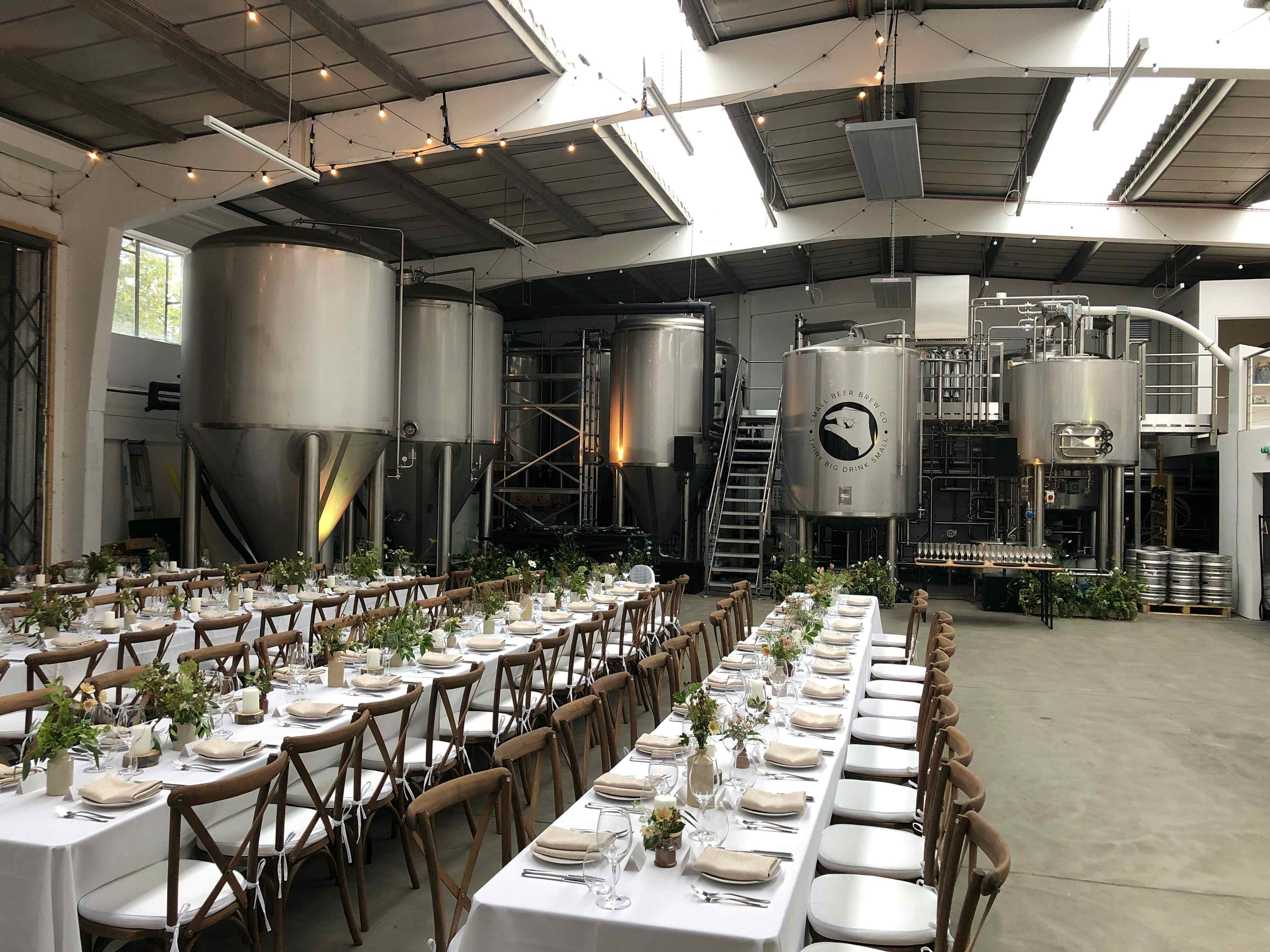 Book Main Brew Room at The Small Beer Brewery. A London Venue for Hire ...